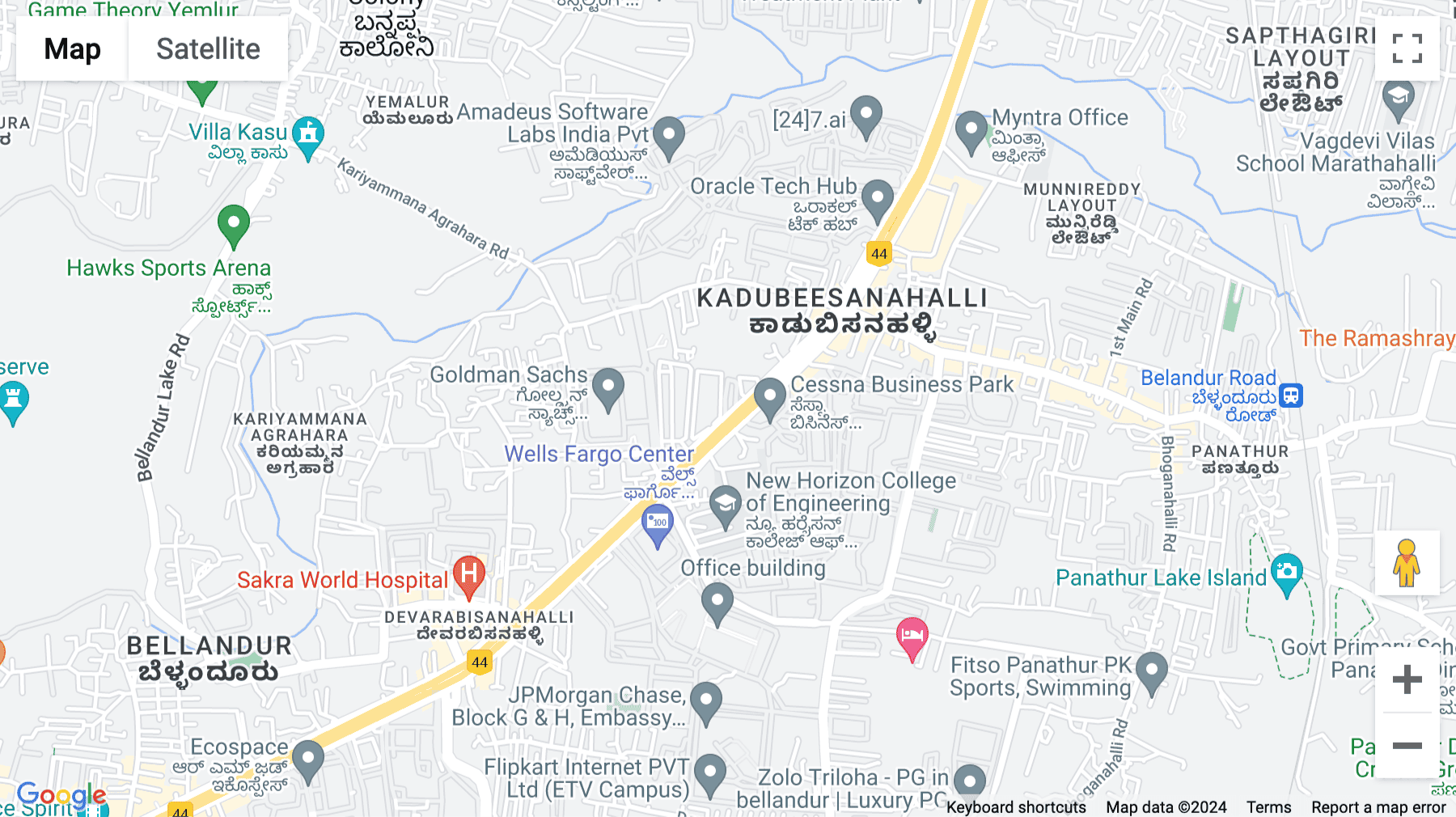 Serviced offices to rent and lease at Salarpuria Sattva Premia, Block ...